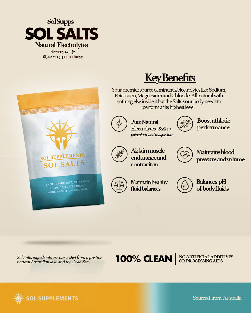 Electrolyte Salt | Sol Supps | Get Your Natural Electrolytes